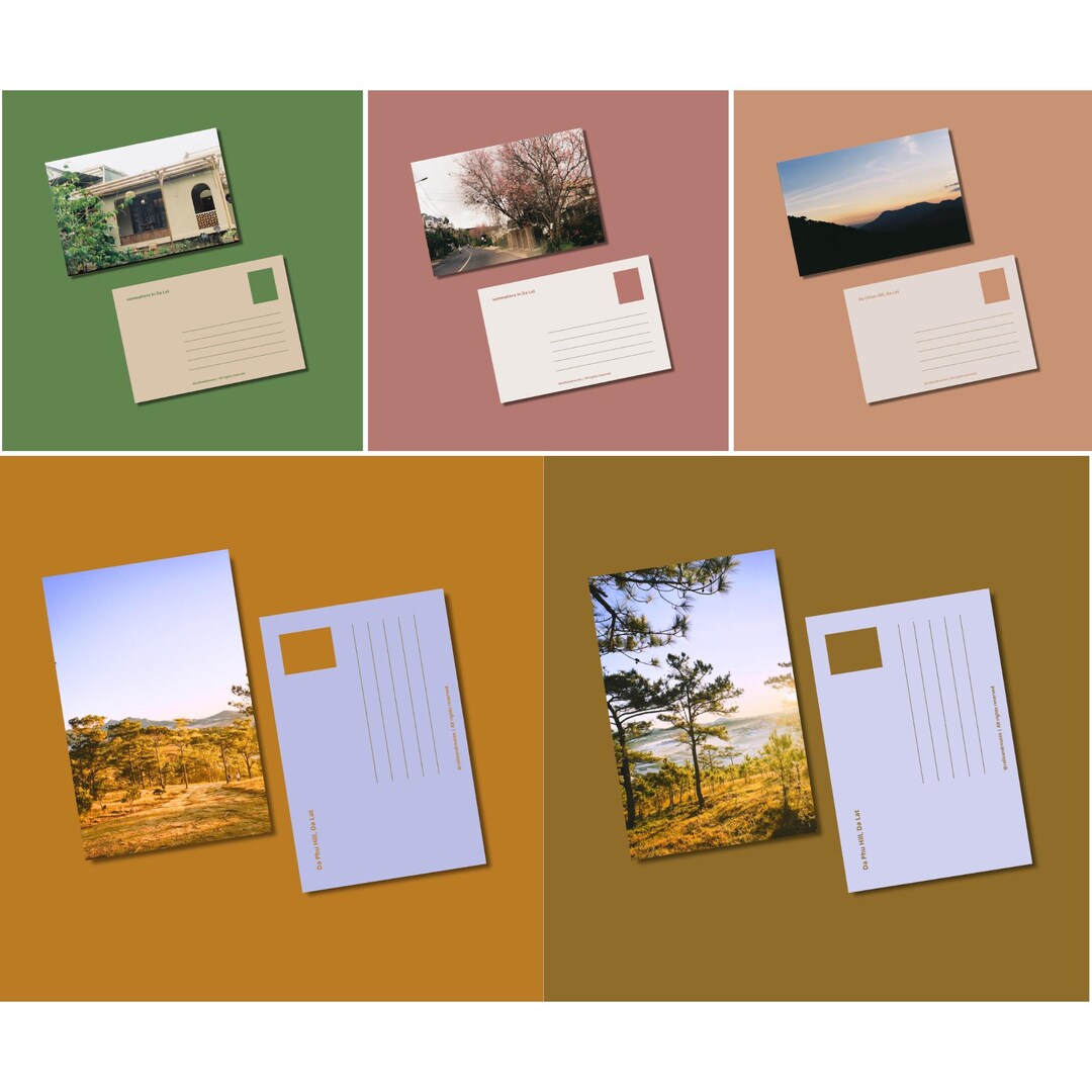 Landscape Photography | Da Lat Postcards | Photography Postcard Set ...