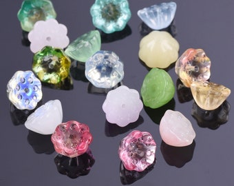 30pcs 8mm Rose Flower Shape Shell Powder Made Artificial Coral - Etsy