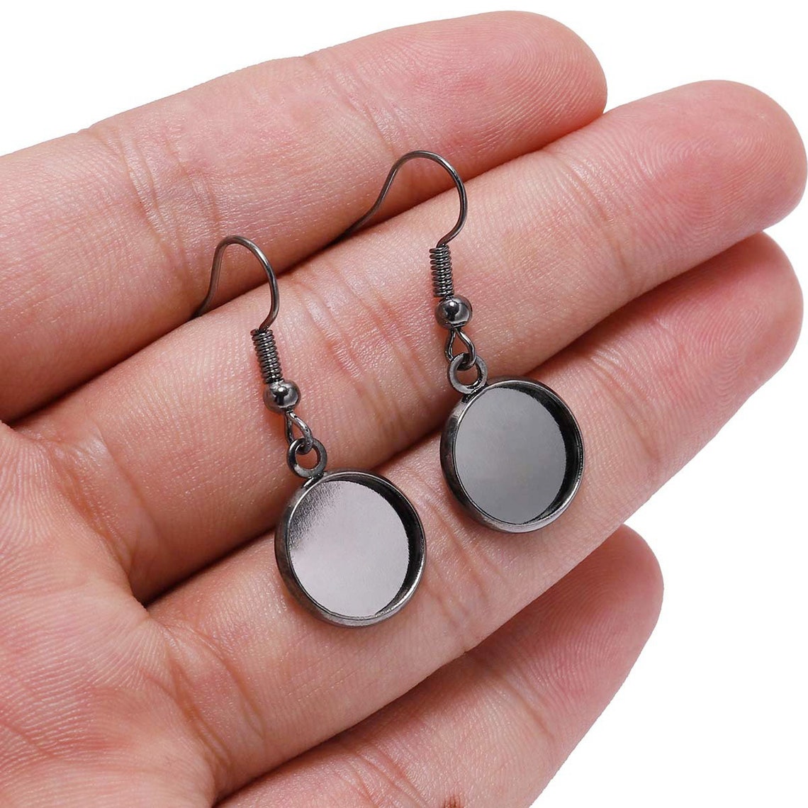 10mm25mm 10pcs Metal Plate Earring Ear Hooks | Etsy