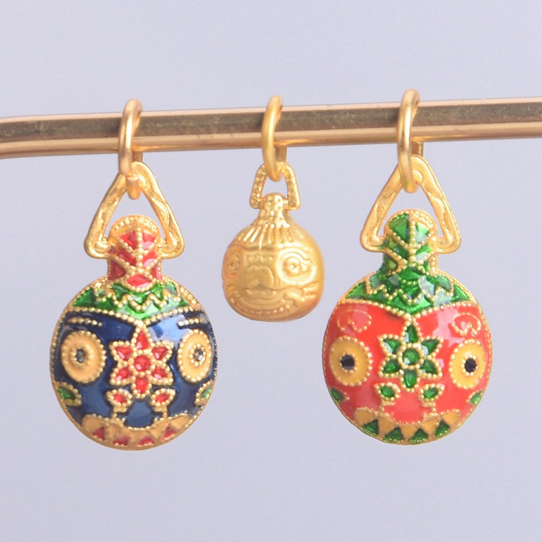 Chinese Fortune Ethnic Devouring Gold Beast Golden Lion Enameled Alloy ...