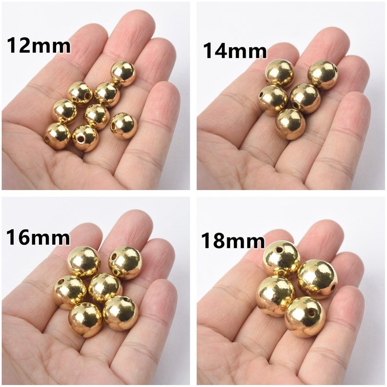 4mm/5mm/6mm/8mm/10mm/12mm/14mm/16mm/18mm Round Brass Polished - Etsy