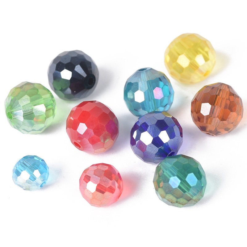 Faceted Crystal Ball - Etsy