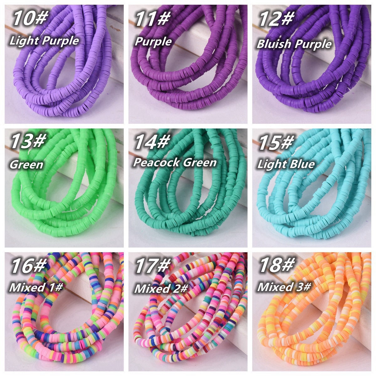 1 Strand 16inch 40cm 350pcs 3mm 4mm 5mm 6mm 8mm Handmade - Etsy