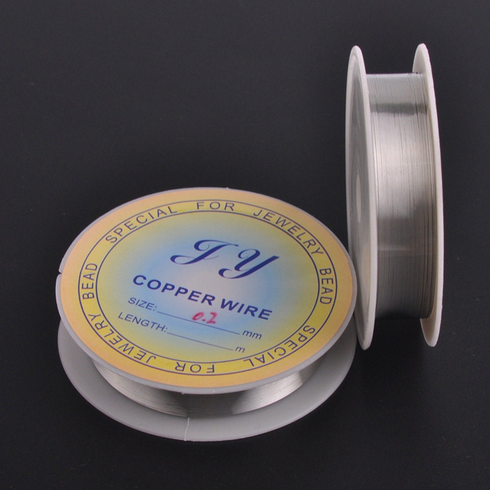 1 Spool Gold/silver 0.2mm/0.3mm/0.4mm/0.5mm/0.6mm/0.8mm/1.0mm Copper ...