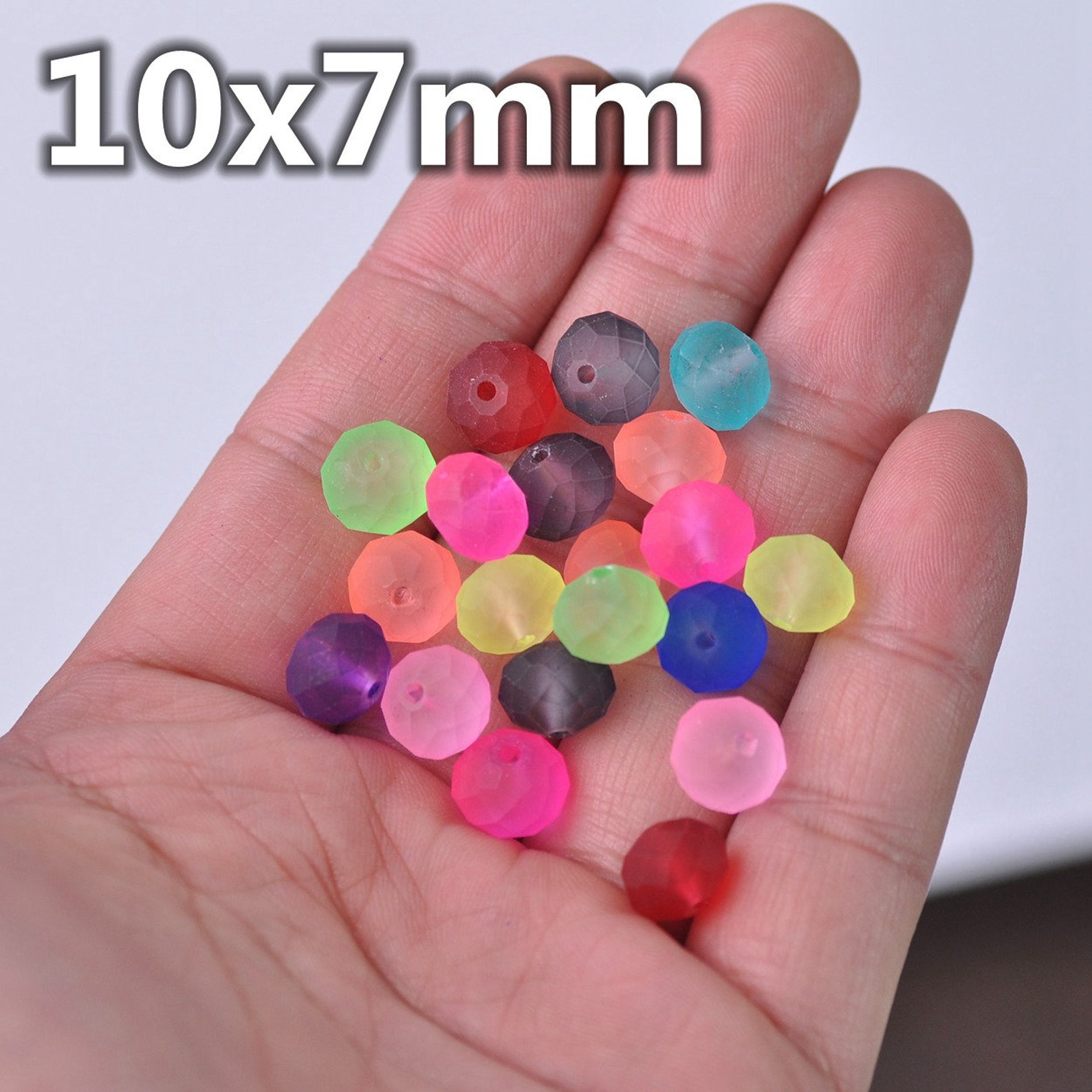 Wholesale Random Mixed 4mm 6mm 8mm 10mm Jelly Like Coated | Etsy