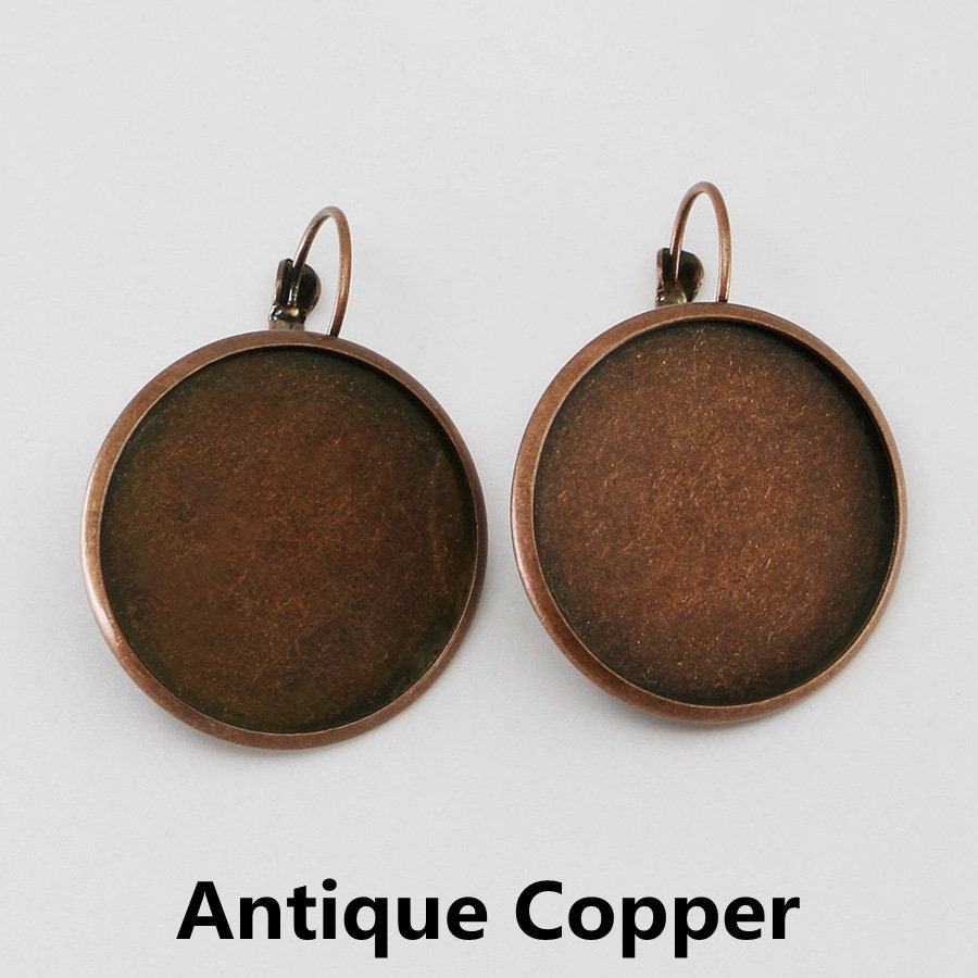 8mm25mm 10pcs Metal Plate French Ear Clip Hooks | Etsy