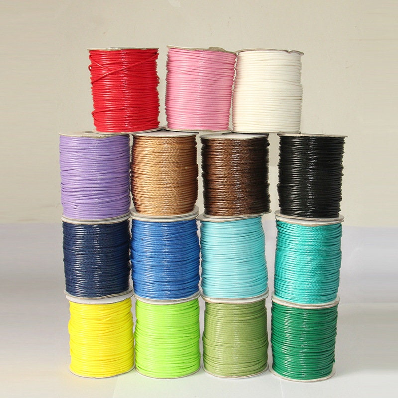 Large Spool Wax Wire Round Waxed Cord Rope Thread String | Etsy