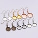 10mm25mm 10pcs Metal Plate Earring Ear Hooks - Etsy