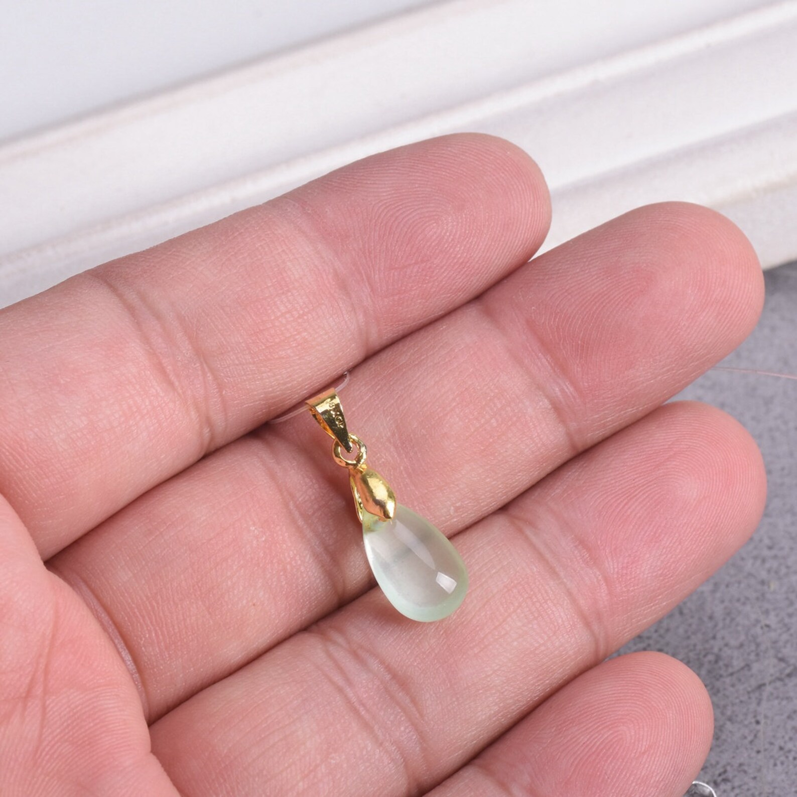 20pcs Gold/silver/platinum Metal Bails Connectors Bale Pinch Pendant ...
