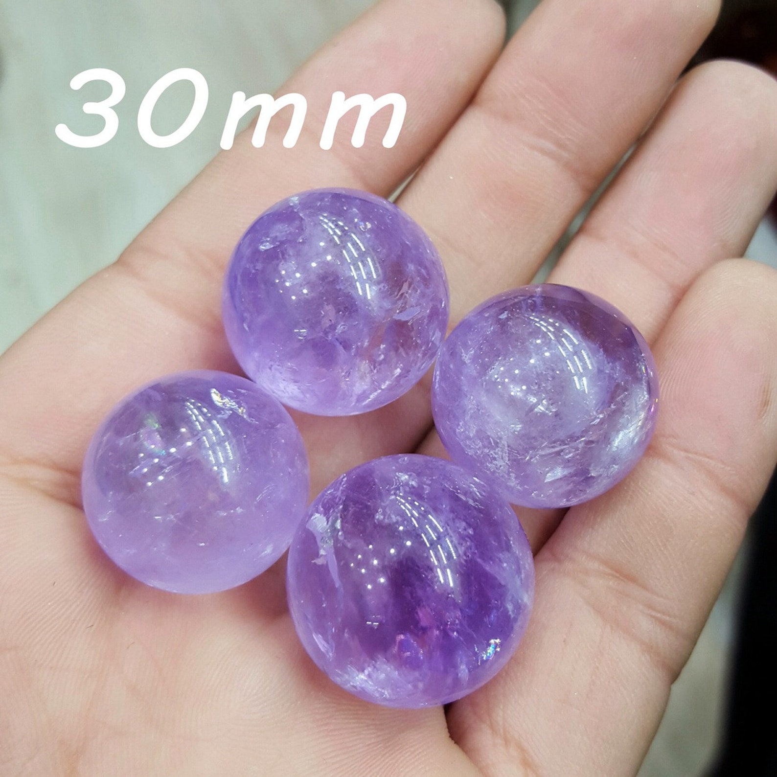 Natural Stone Sphere Ball - Etsy