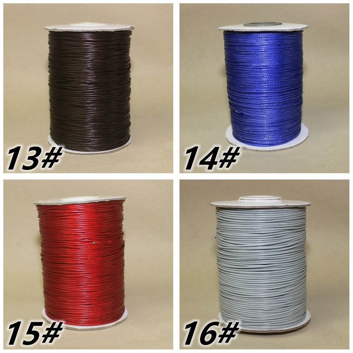 Large Spool Wax Wire Round Waxed Cord Rope Thread String | Etsy