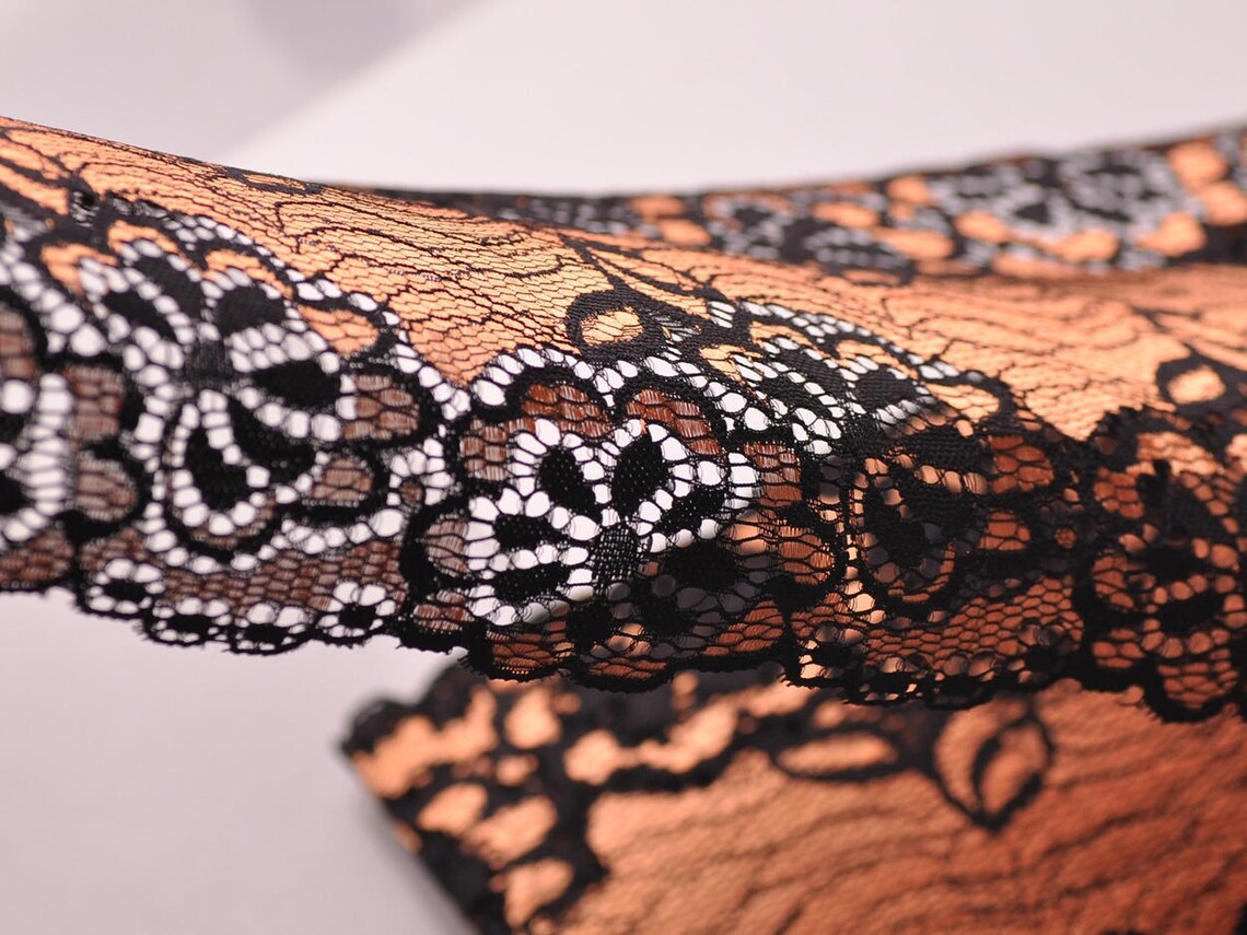 Embroidered Flower Lace Edging Sewing Trim Width 6inch | Etsy