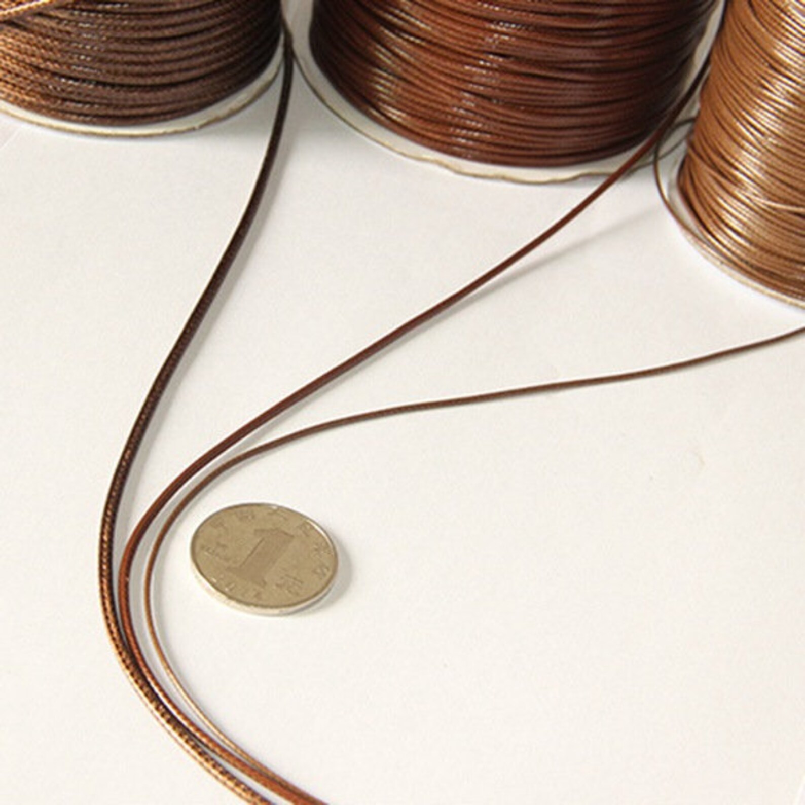 Large Spool Wax Wire Round Waxed Cord Rope Thread String - Etsy