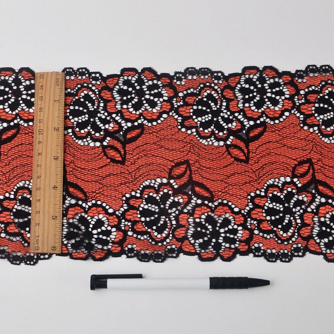 Embroidered Flower Lace Edging Sewing Trim Width 6inch | Etsy