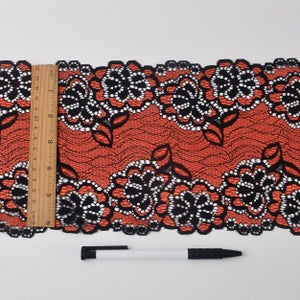 Embroidered Flower Lace Edging Sewing Trim Width 6inch - Length 10yards ...