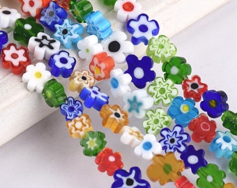 10pcs Gradient Color 10mm 12mm 15mm Flower Shape Shell Powder - Etsy