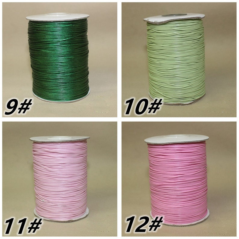 Large Spool Wax Wire Round Waxed Cord Rope Thread String - Etsy