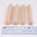 5pcs Long Cylinder Natural Wood Sticks 10cm 15cm 20cm 40cm Wholesale ...