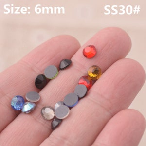 Wholesale SS10 SS16 SS20 SS30 3mm 4mm 5mm 6mm DMC Hotfix Iron-on Flat ...