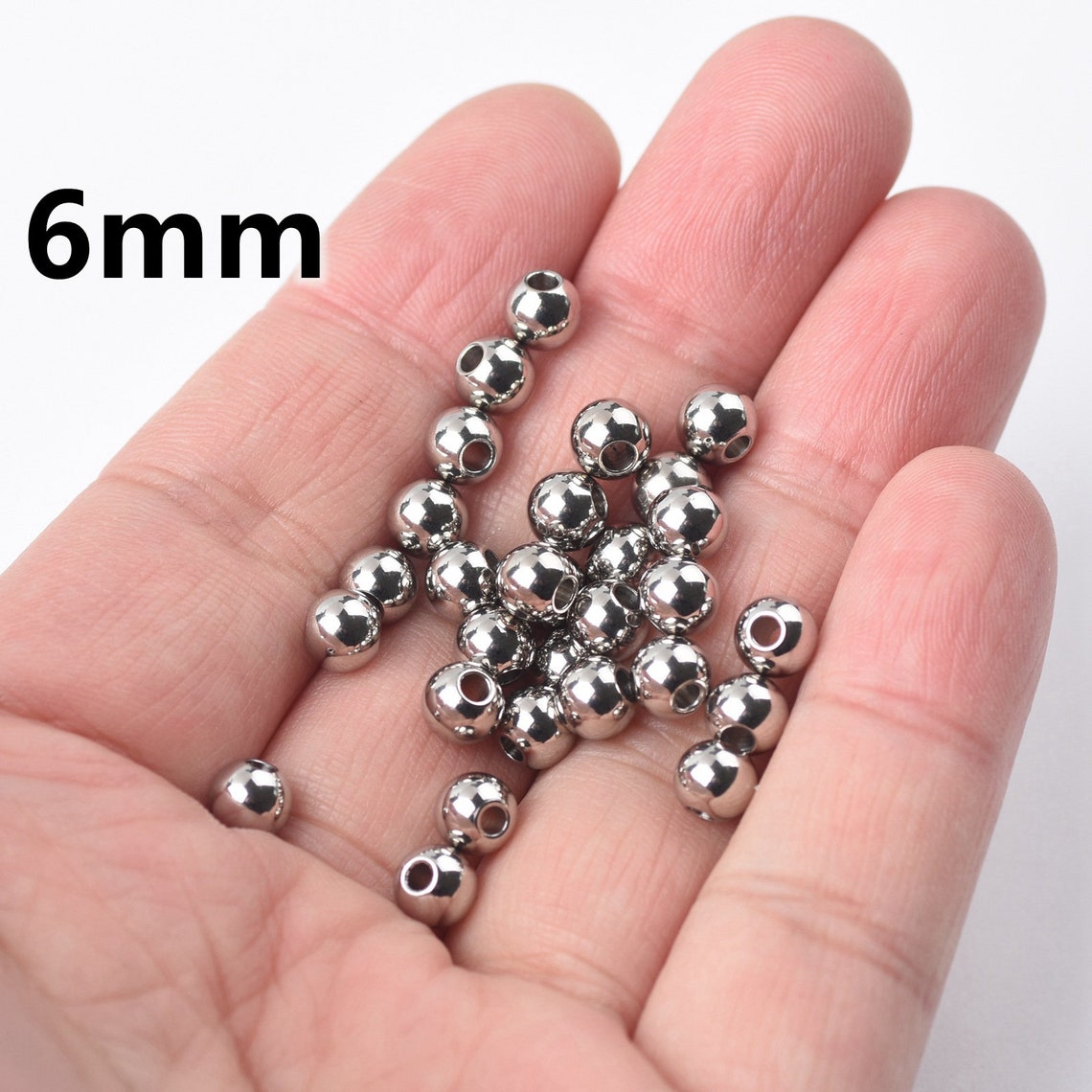 4mm/5mm/6mm/8mm/10mm/12mm Round Stainless steel Polished Metal | Etsy