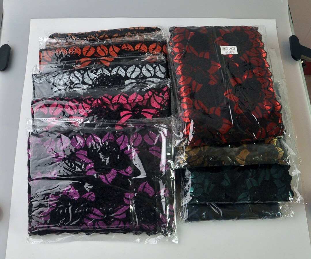 Embroidered Flower Lace Edging Sewing Trim Width 6inch - Length 10yards ...