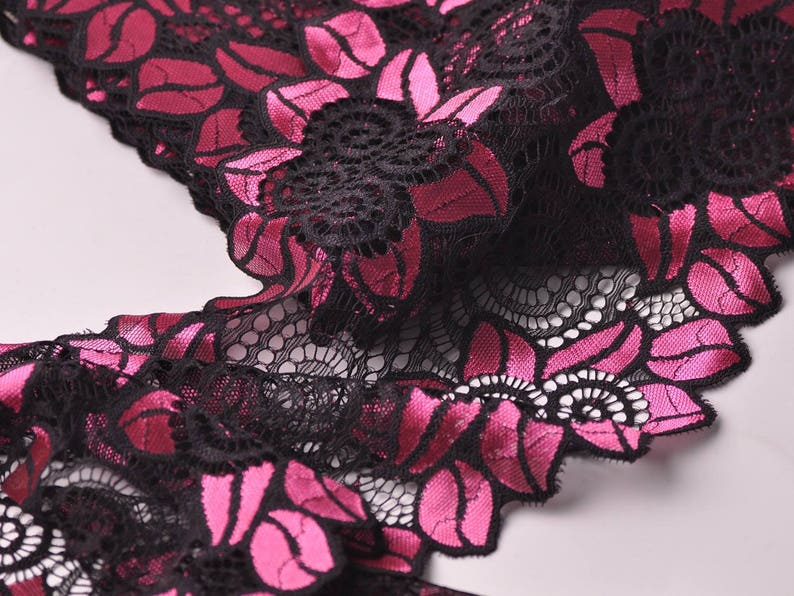 Embroidered Flower Lace Edging Sewing Trim Width 6inch | Etsy