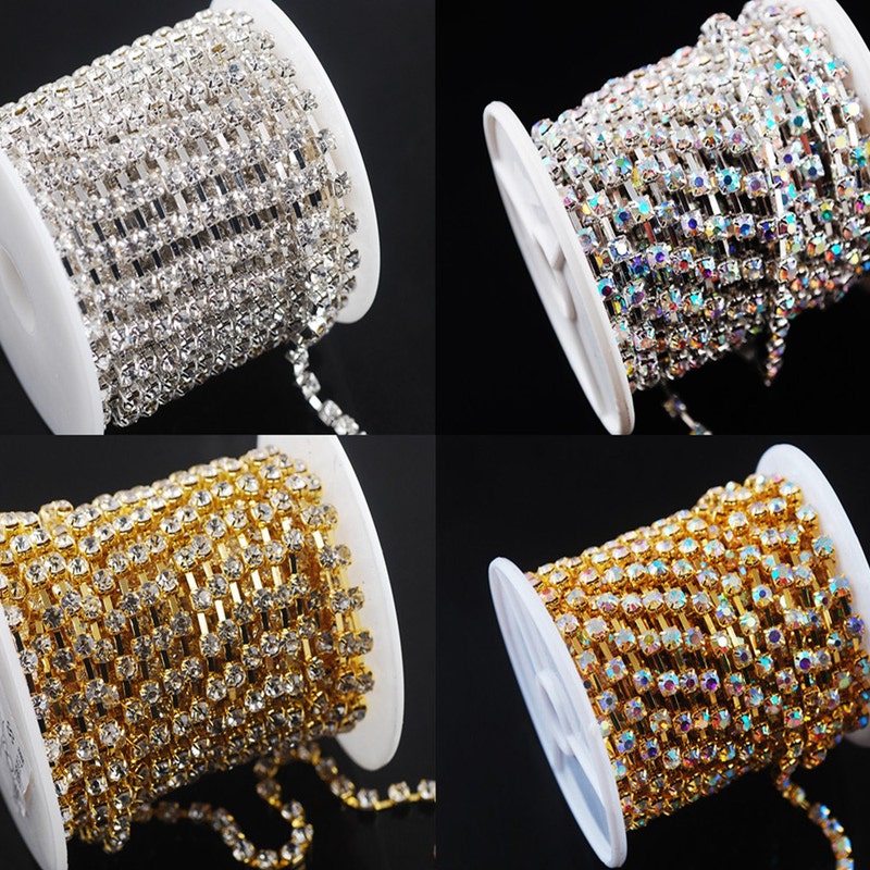 Rhinestone Chain Roll - Etsy Australia
