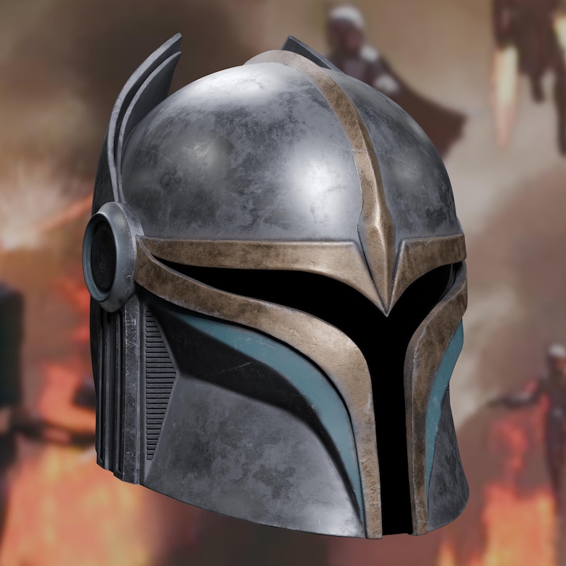 Tor’varr Mandalorian Helmet STL – Custom Star Wars Cosplay 3D Print ...