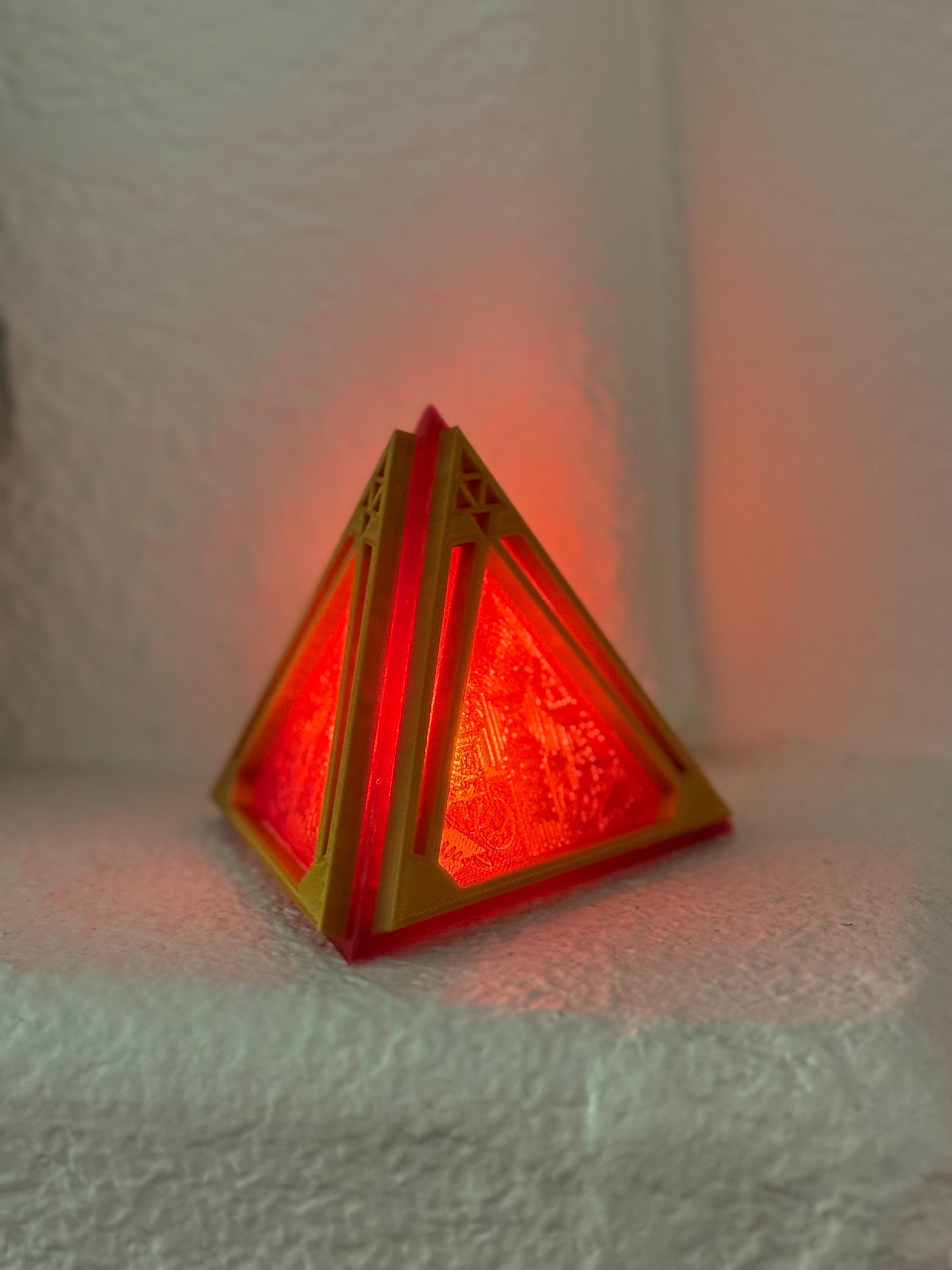3D Printed Sith Holocron Replica: Star Wars Dark Side Prop With Light ...