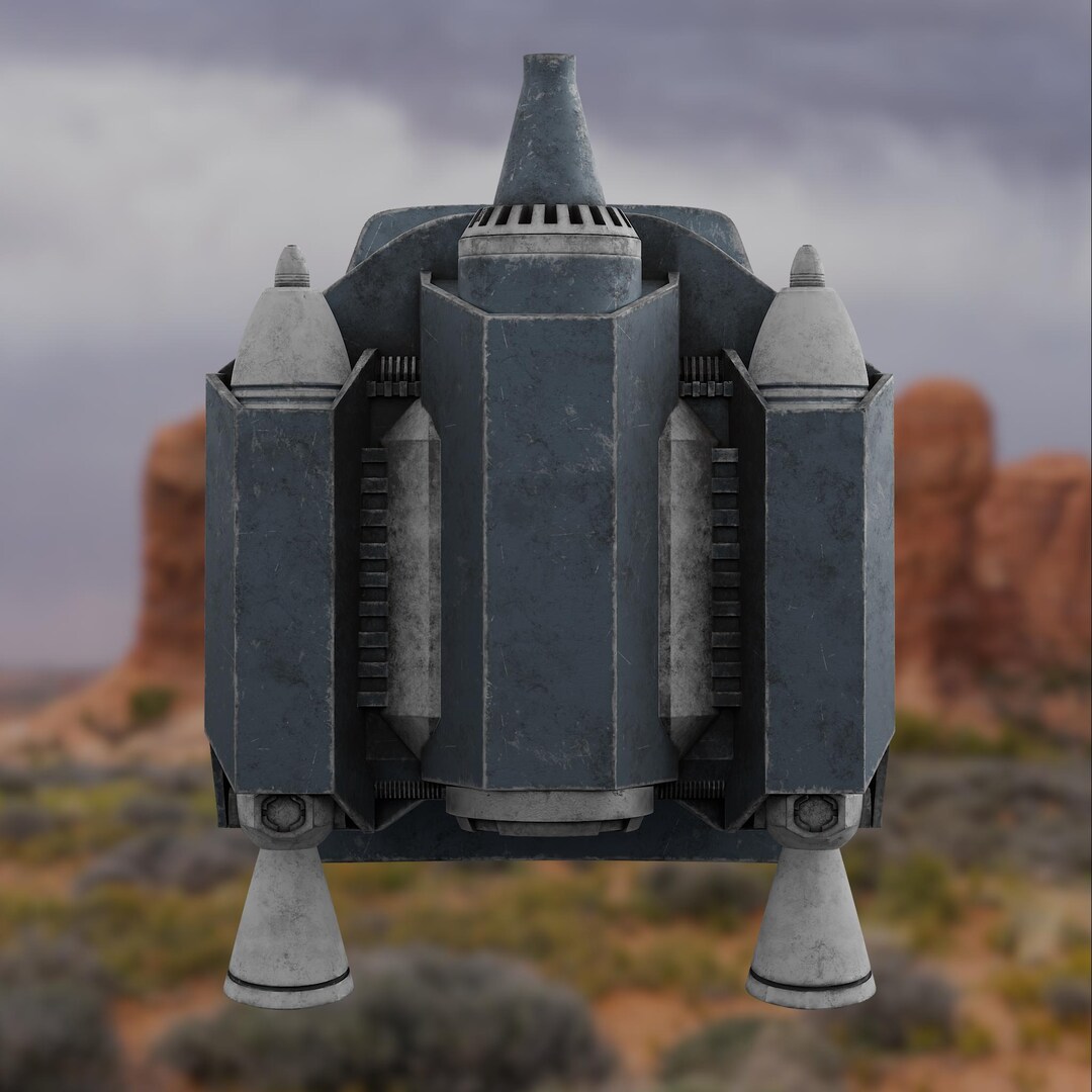 Mandalorian Jetpack STL File From the Covert Episode | Screen Accurate ...