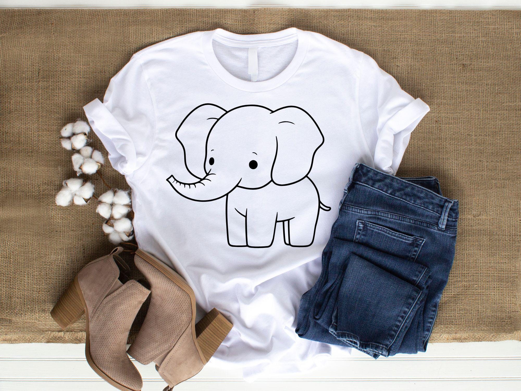 Elephant SVG Bundle, Cute Elephant Svg, Elephant Clipart, Elephant SVG ...