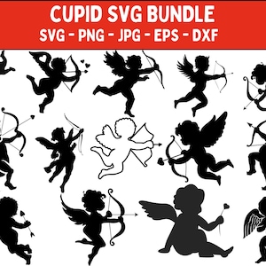 Cupid SVG Bundle: Valentine's Day Clipart (digital Download) - Etsy