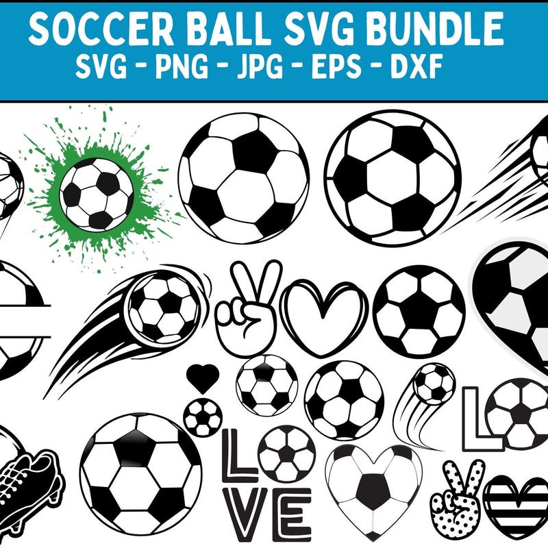 Soccer Ball Svg - Etsy