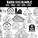 Barn SVG Bundle: Farmhouse Cut Files (digital Download) - Etsy
