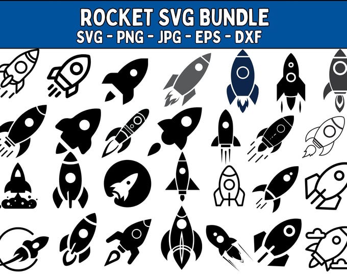 Spacecraft SVG, Space Shuttle SVG, Rocket Svg, Rocket Ship Svg, Rocket ...