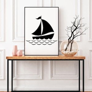 Boat SVG Bundle: Sailboat, Cruise Ship, Speedboat Clipart (digital ...