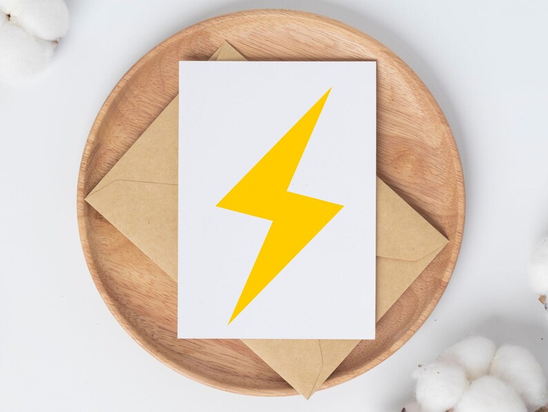 Lightning Bolt SVG Bundle: Thunder Flash Clipart (digital Files) - Etsy