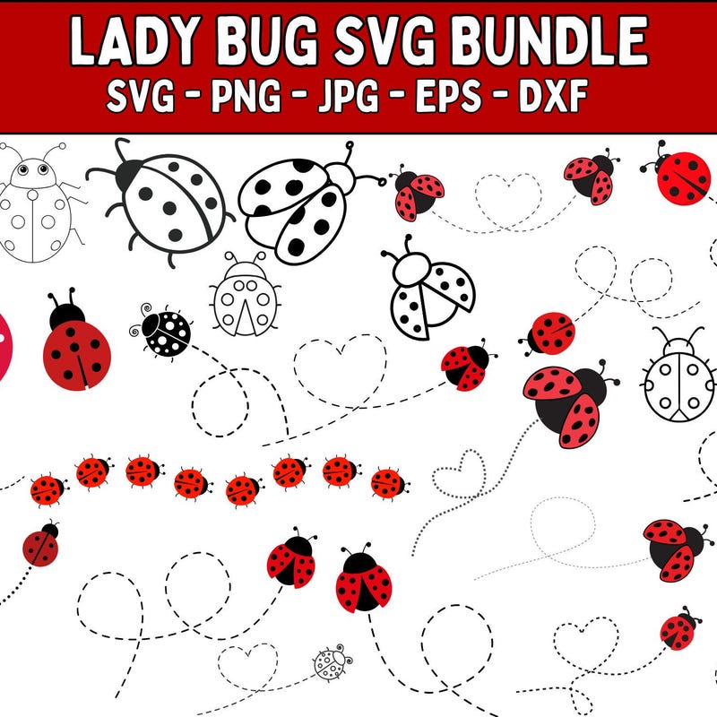 Ladybug Svg - Etsy
