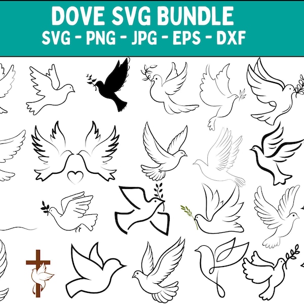Dove Svg - Etsy