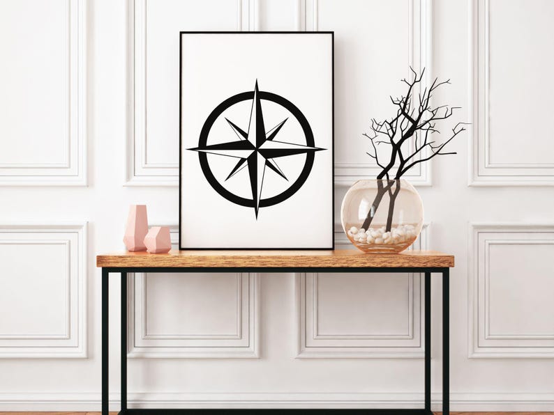 Compass SVG Bundle: Nautical Compass Rose Clipart (digital Download) - Etsy