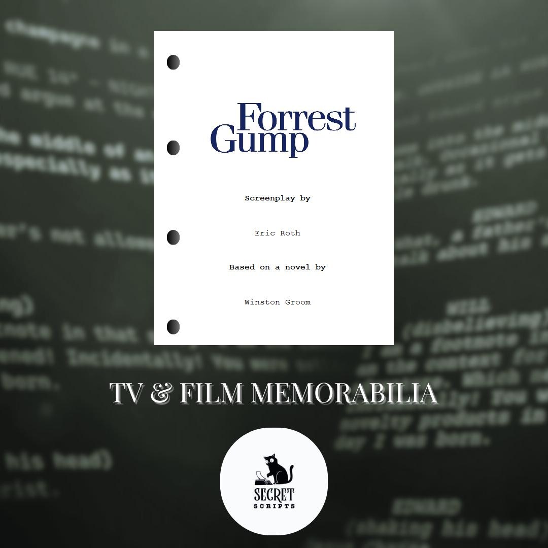 Forrest Gump Screenplay: Movie Film Script Memorabilia - Etsy