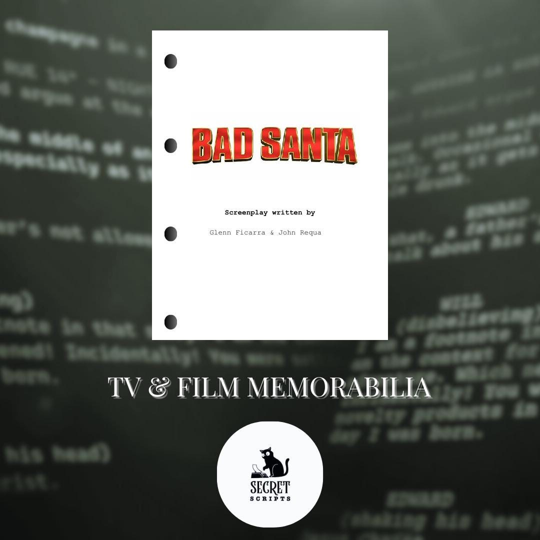 Bad Santa Full Screenplay: Movie Script, Film Memorabilia - Etsy