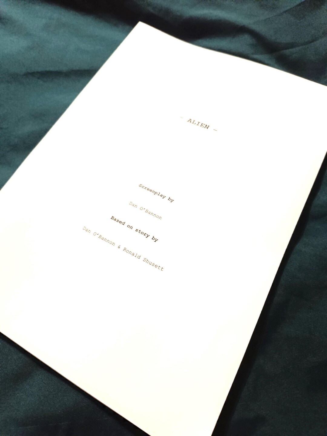 ALIEN Full Screenplay, Movie Script, Screenplay, Film Script ...