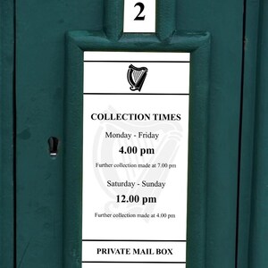 Replacement Decals / Signage for Irish & UK Post Boxes - Etsy