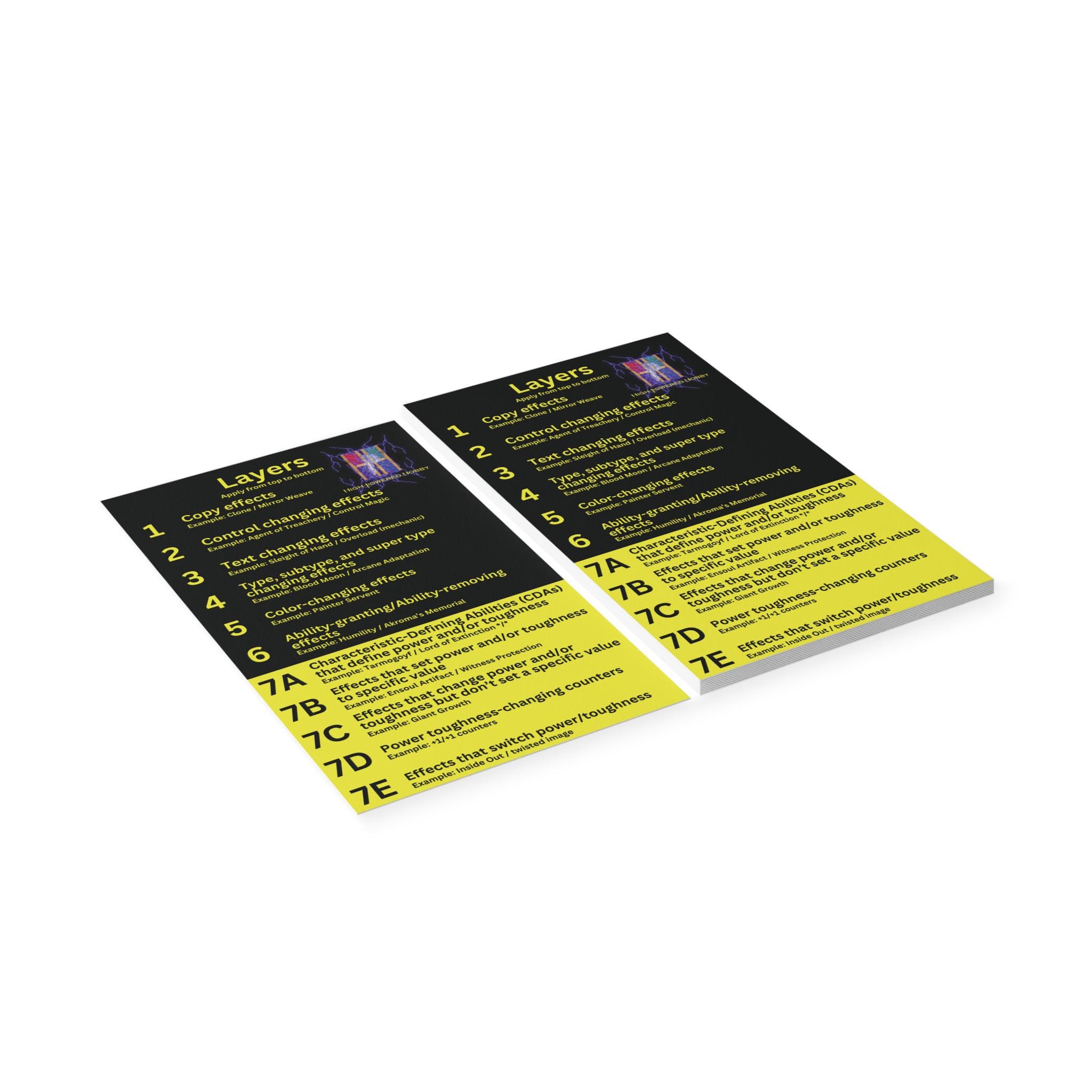 Magic the Gathering Layers Cheat Sheet - Etsy