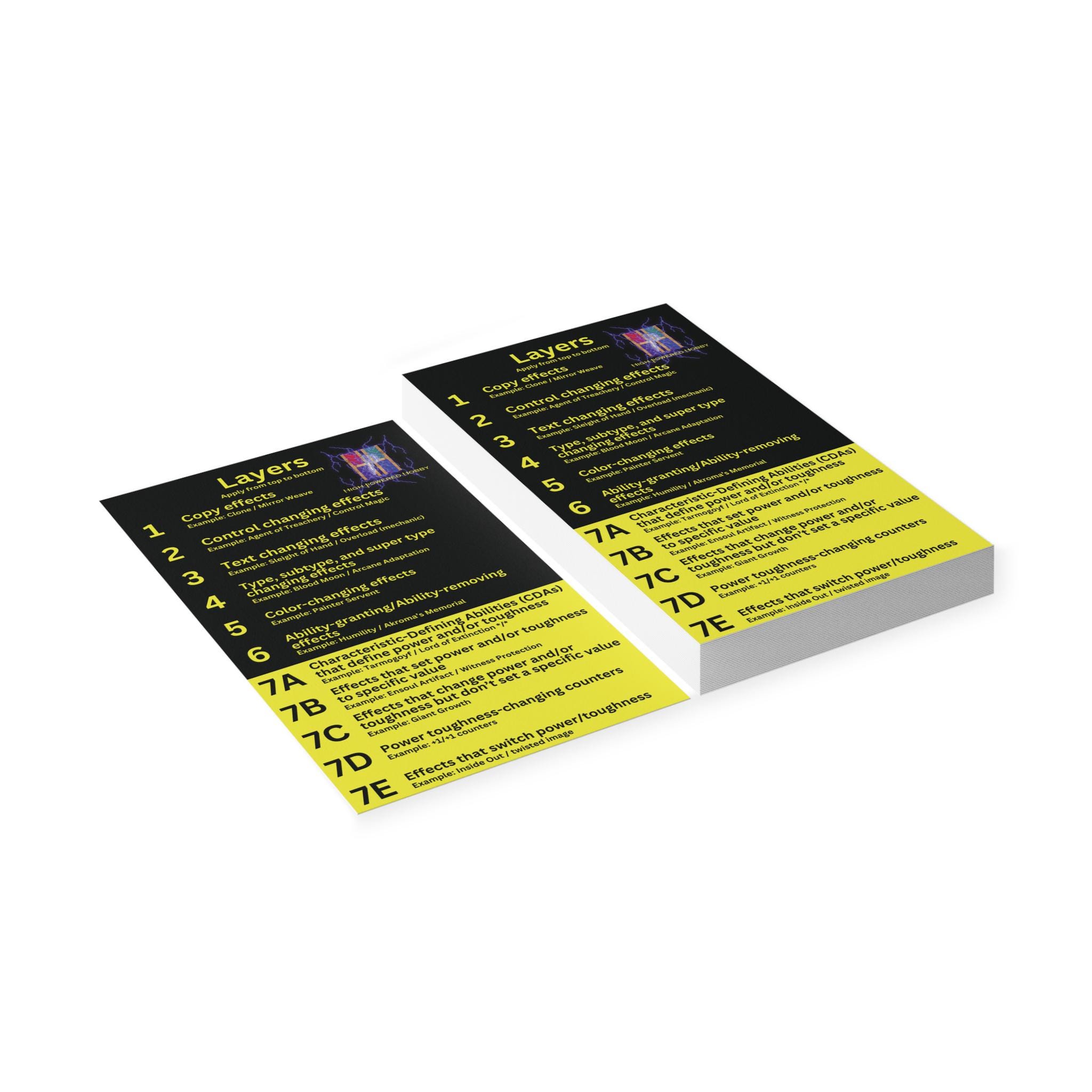 Magic the Gathering Layers Cheat Sheet - Etsy