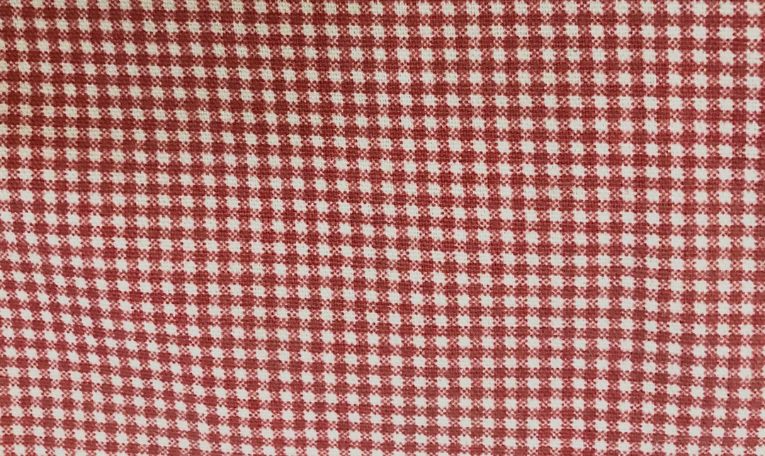54 Wide Rusty Color Plaid Fabric cotton Blend - Etsy