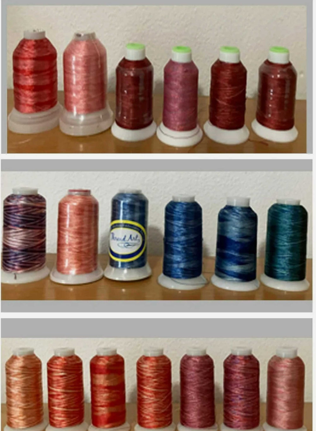 Variegated Embroidery Thread Lot of 19 - Etsy