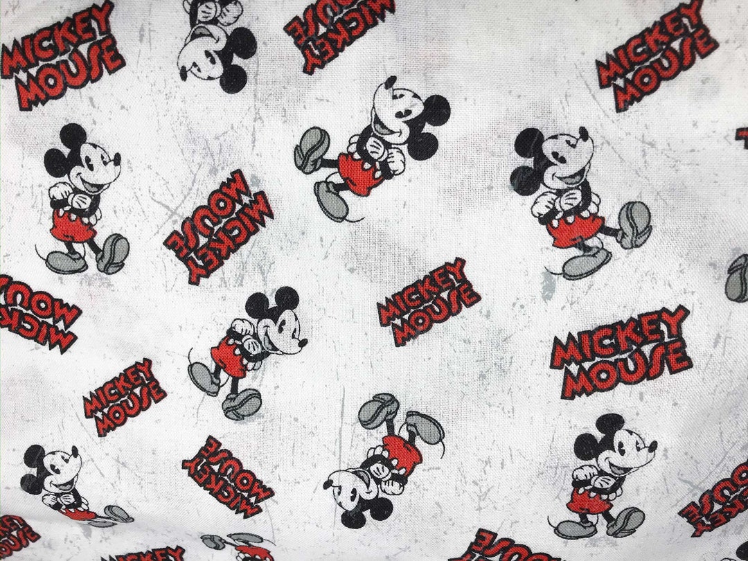 Disney's Mickey Mouse Comic Character Toss-Mickey Mouse 1 yarda - Etsy ...