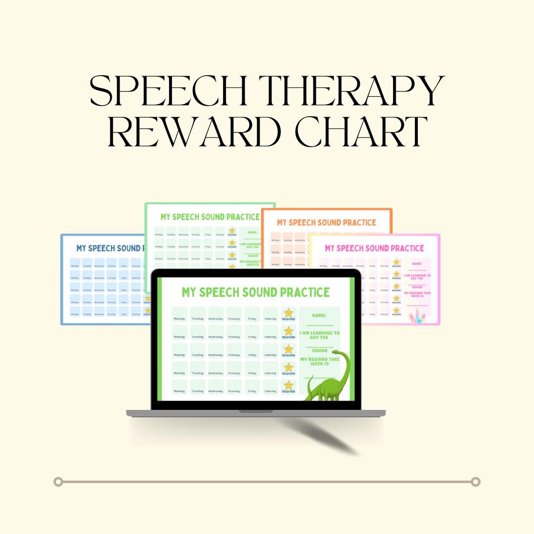Speech Sound Reward Chart | Speech Therapy Practice Tracker | Kids ...